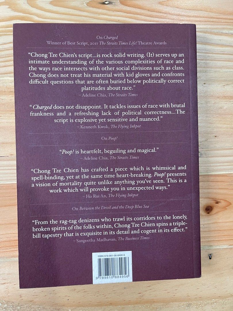 Four Plays by Chong Tze Chien (Singapore; Drama/Theater), Hobbies ...