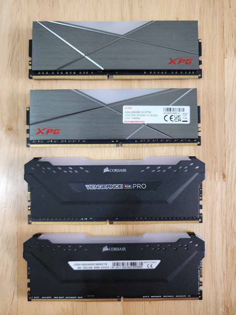 Gaming Ram DDR4 3200Mhz, 3600Mhz, Computers & Tech, Parts & Accessories ...