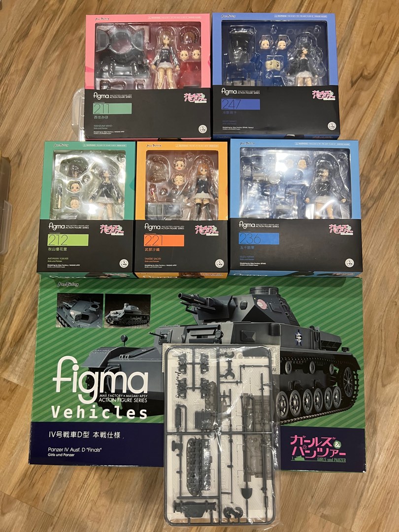 Girls Und Panzer Figma Vehicles 1:12 Panzer IV Ausf D “Finals” & 5 ...