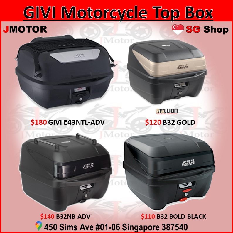 GIVI motorcycle top box, Motorcycles, Motorcycle Accessories on Carousell