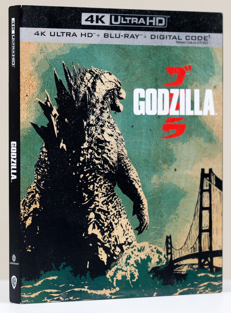 Godzilla (2014) 4K Blu-ray, Hobbies & Toys, Music & Media, CDs & DVDs ...