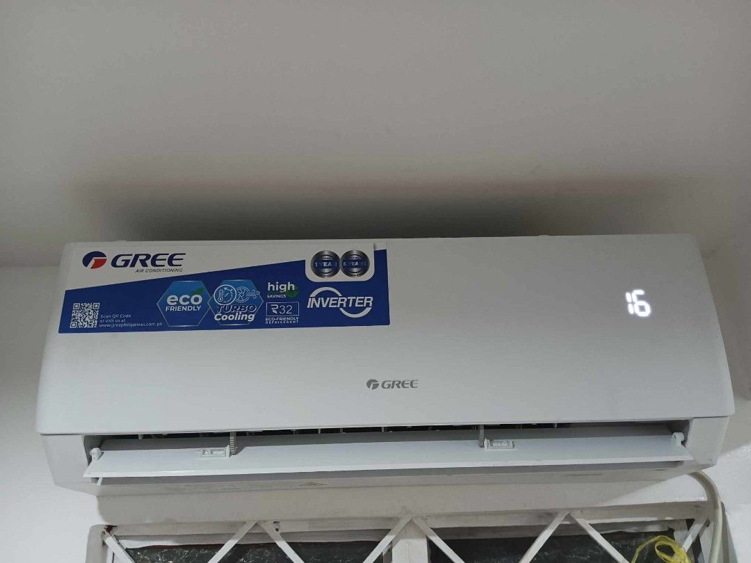 Gree SPLIT TYPE INVERTER AIR-CONDITIONING FREE INSTALLATIONS 1ST 10FT, TV & Home Appliances, Air ...