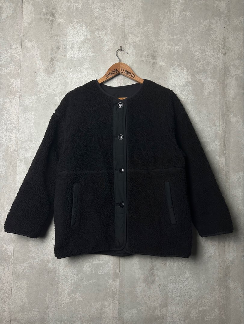 GU - Boa Fleece reversible Jacket unisex, Men's Fashion, Coats, Jackets ...