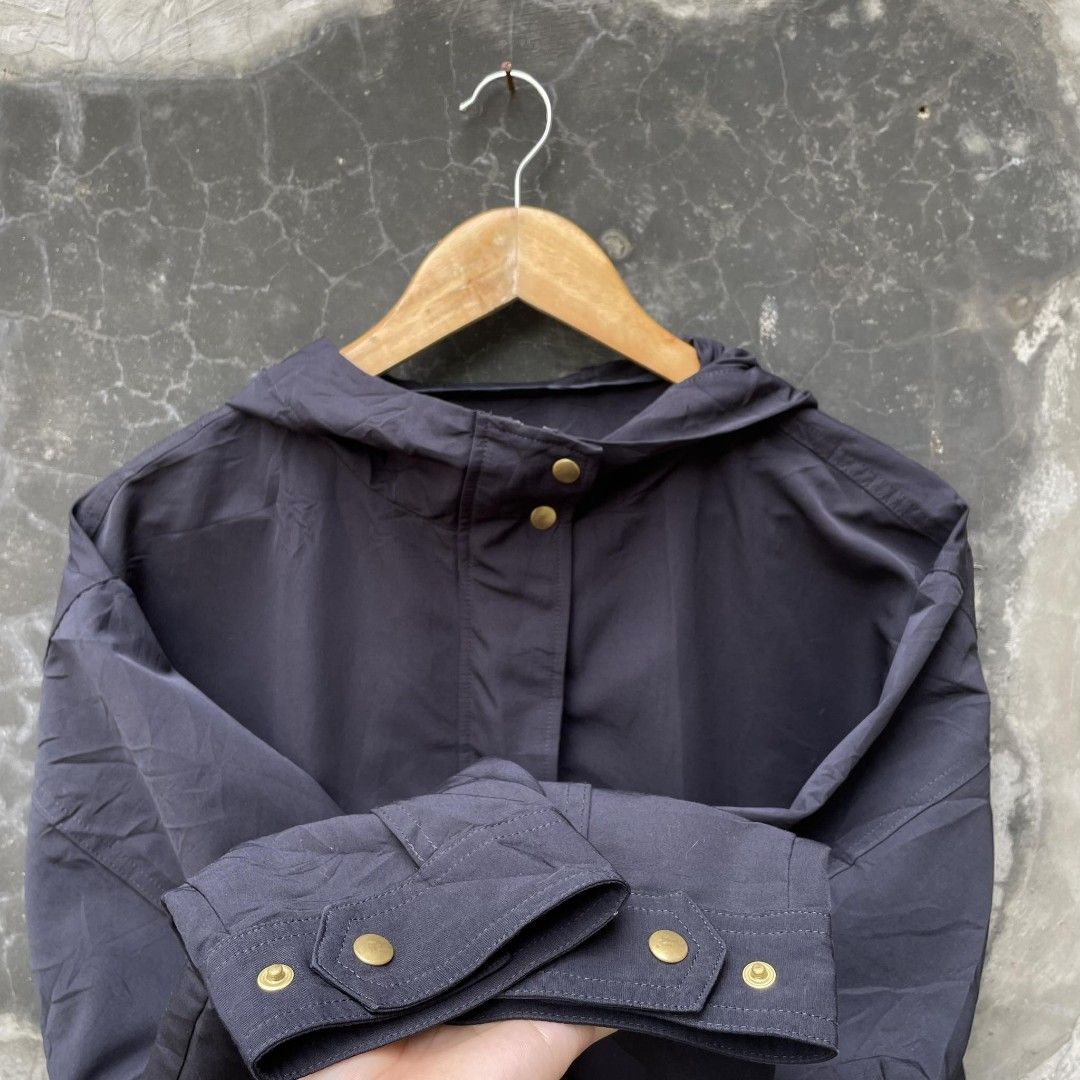 GU BY UNIQLO Mountain Parka Jacket Navy Blue, Women's Fashion, Coats ...