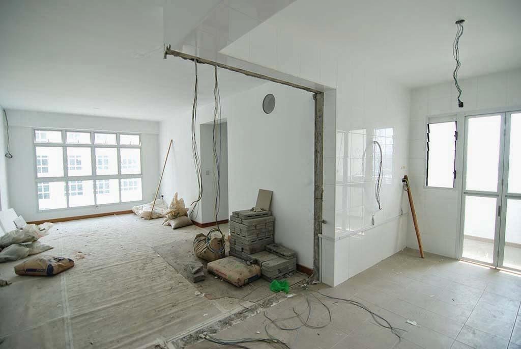 Hacking-Cement Screed -Selft leveling works., Home Services ...