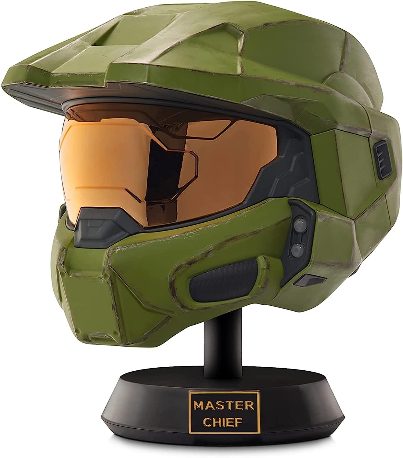 HALO Master Chief Deluxe Helmet with Stand - LED Lights on Each Side ...