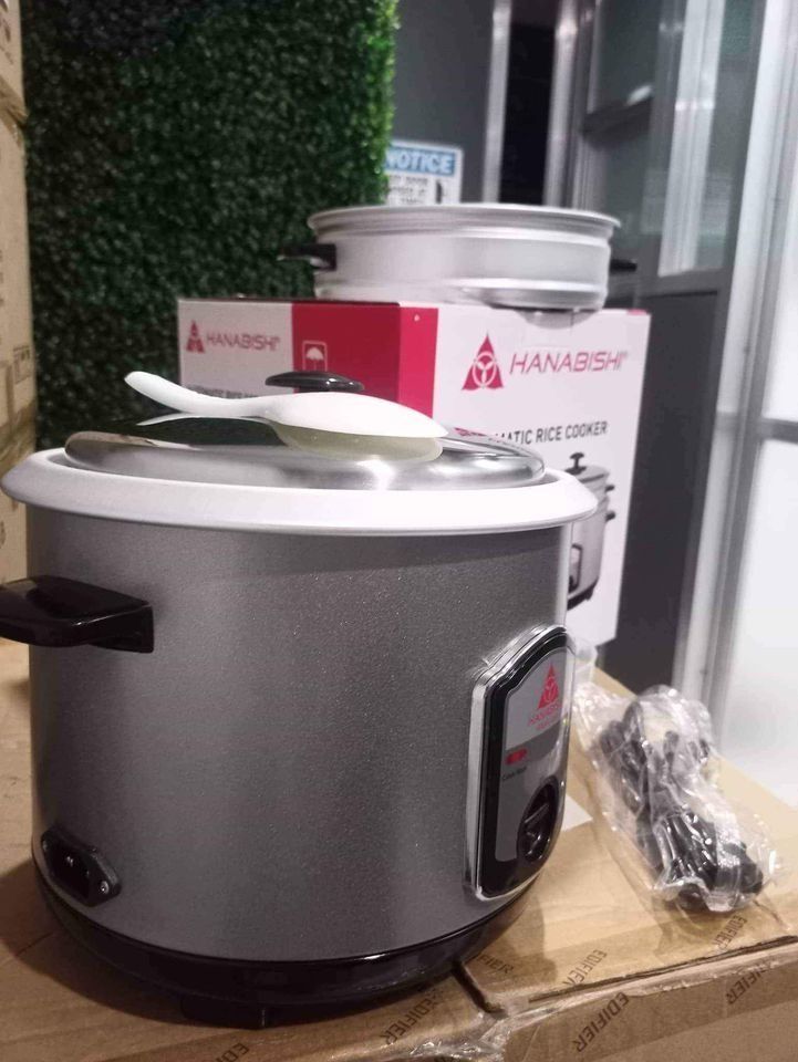 Hanabishi 1.8L Automatic Rice Cooker With Steamer HHRC-18SS, TV & Home ...