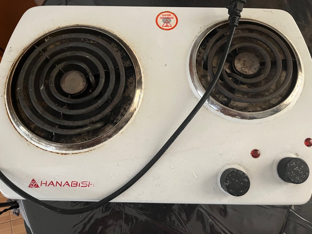 Hanabishi Dual Coil Electric Stove, TV & Home Appliances, Kitchen ...