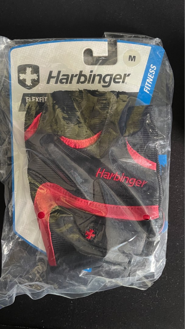 Harbinger Flex Fit Training Gloves, Sports Equipment, Exercise ...