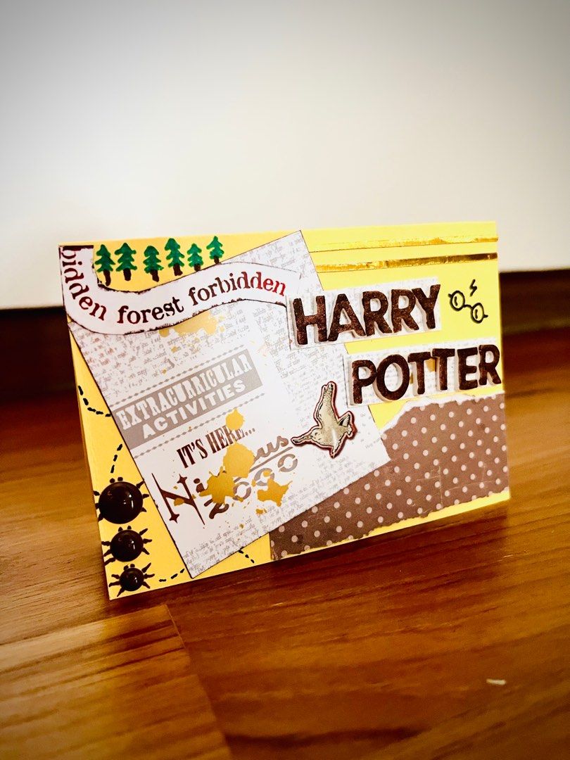 Harry Potter Greeting Card, Hobbies & Toys, Stationery & Craft ...