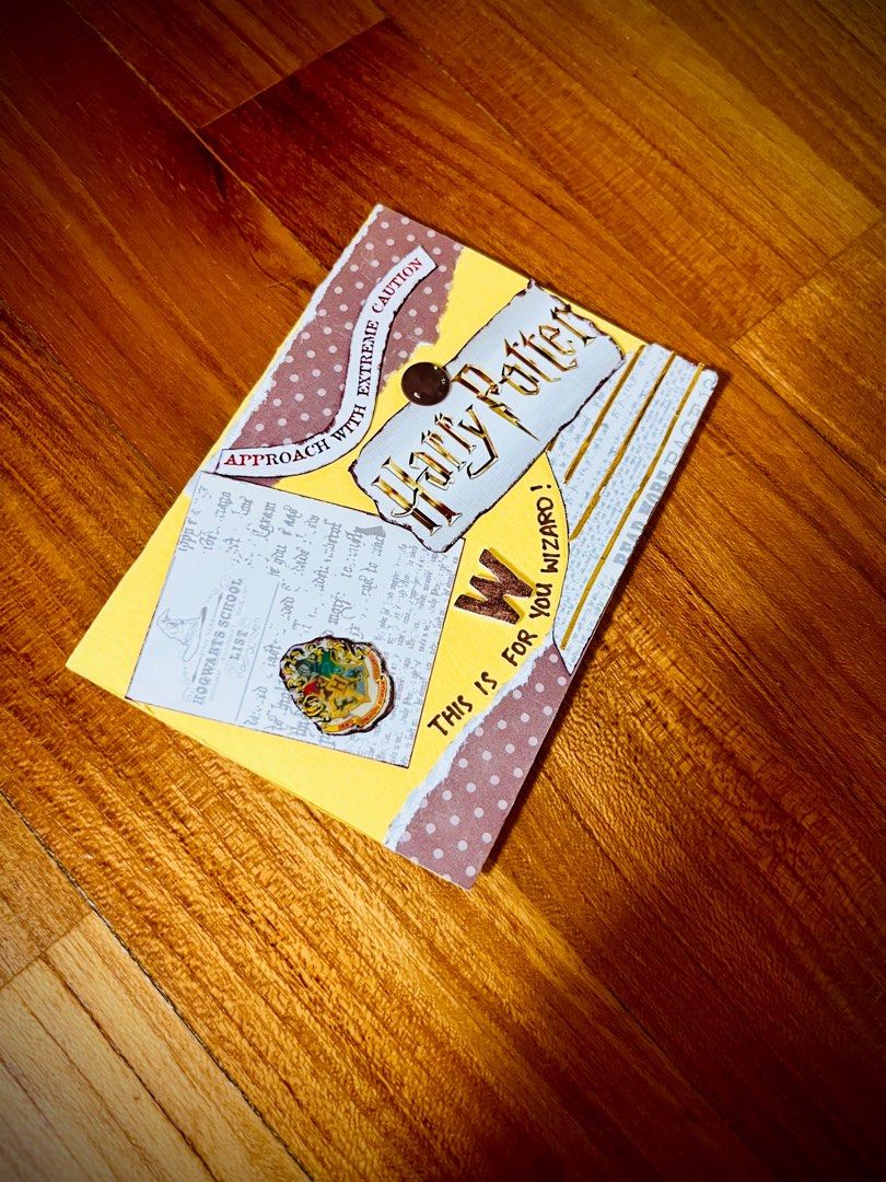 Harry Potter Greeting Card, Hobbies & Toys, Stationery & Craft ...