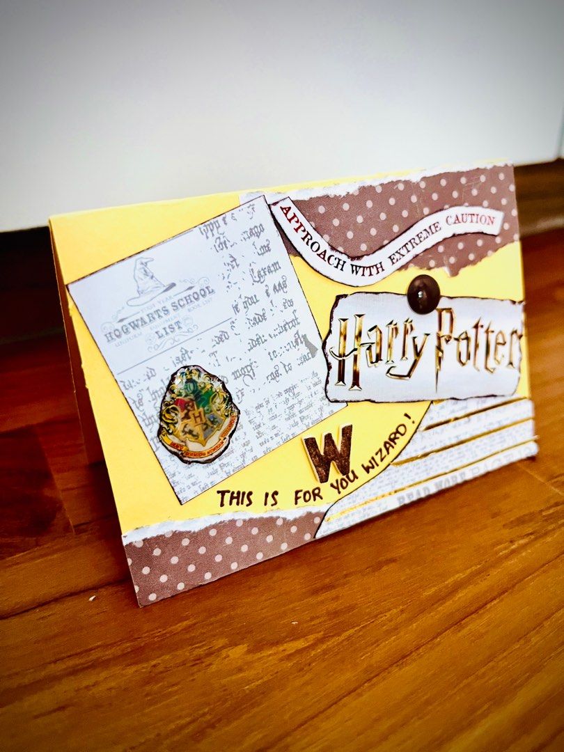 Harry Potter Greeting Card, Hobbies & Toys, Stationery & Craft ...