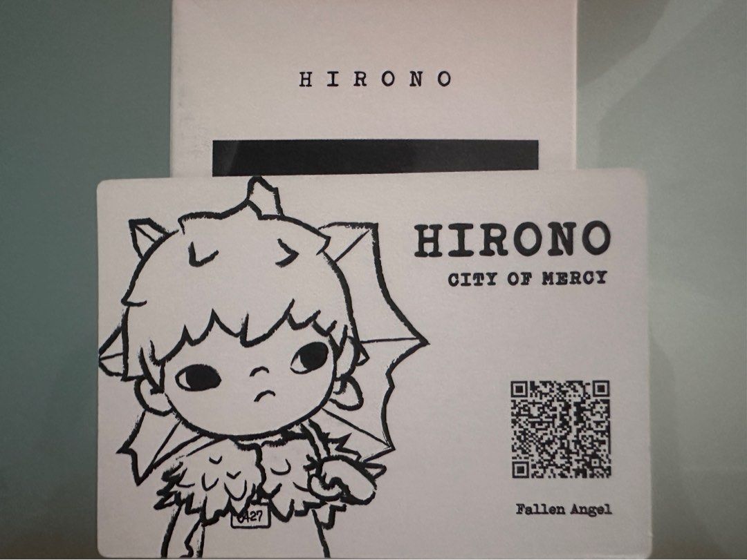 Hirono Mercy Fallen Angel PopMart, Hobbies & Toys, Toys & Games on ...