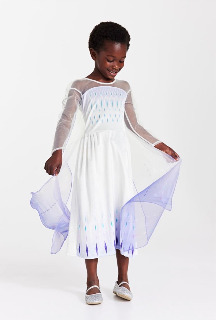 H&M Elsa Frozen Fancy Dress Costume (122/128 or 6-8yo), Babies & Kids ...