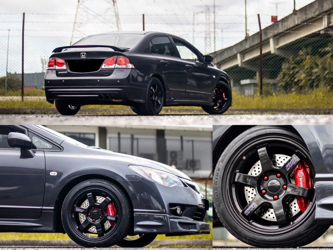 Civic FB FC FD FK Honda BBK [ Brembo F50 / F40 / GT6 / GT4 / 18Z / CTS-V / E-Brake / Oversized ...