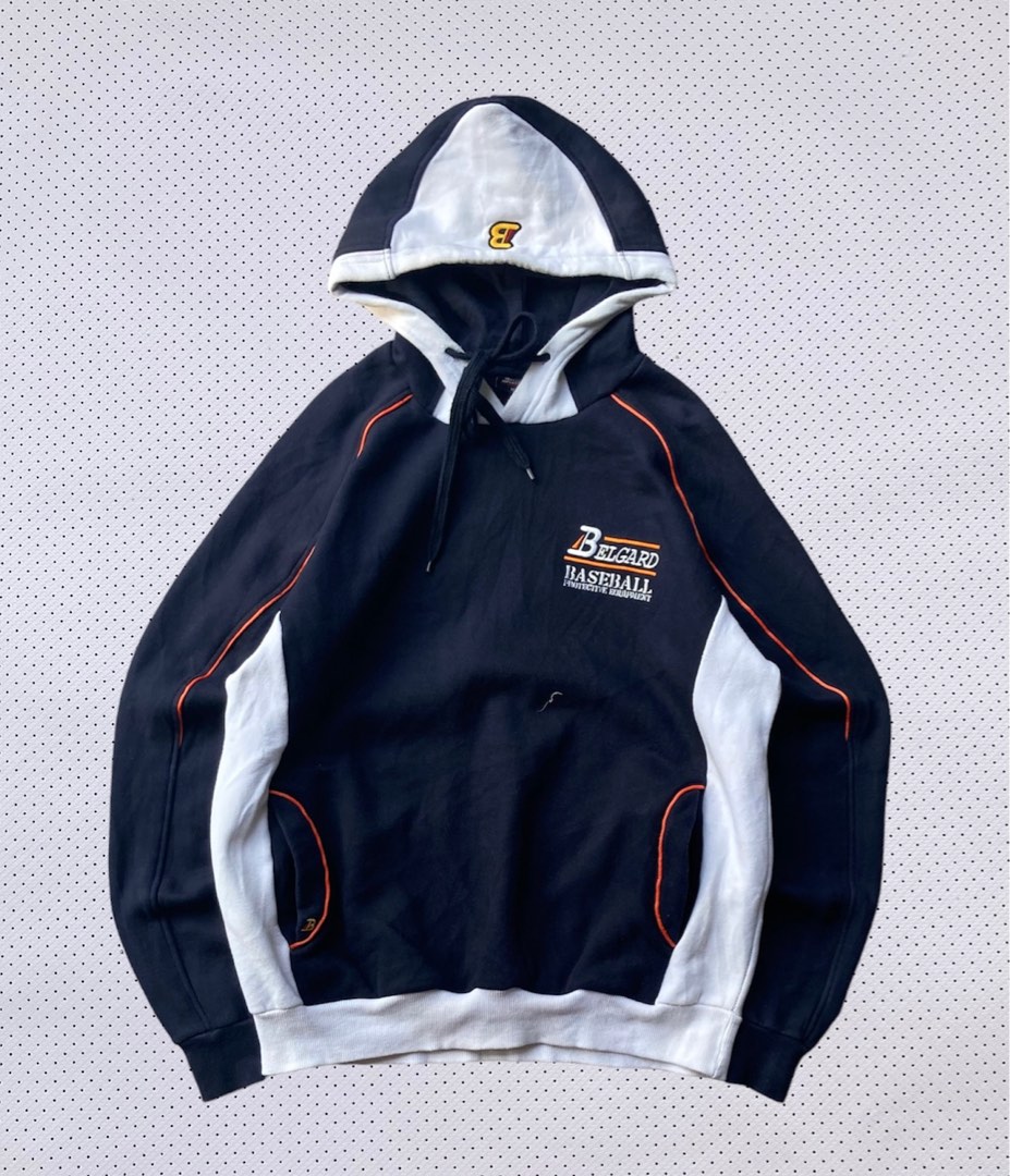 HOODIE BELGARD BASEBALL, Fesyen Pria, Pakaian , Baju Luaran di Carousell
