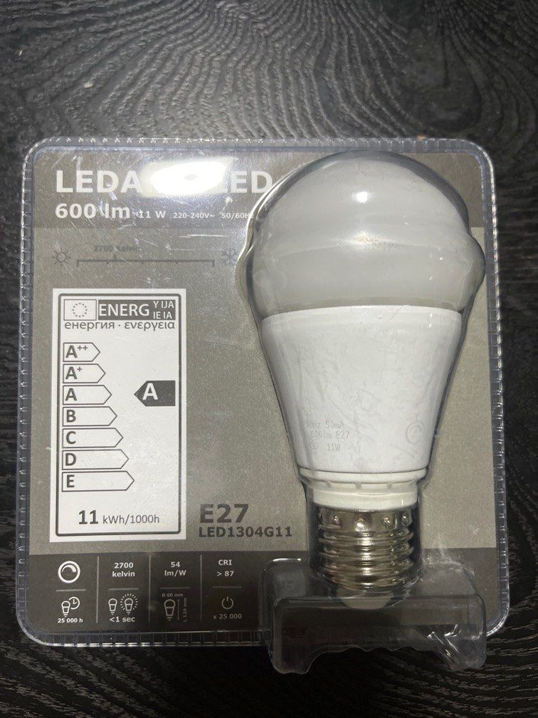 IKEA LED light bulb, Furniture & Home Living, Lighting & Fans, Lighting ...