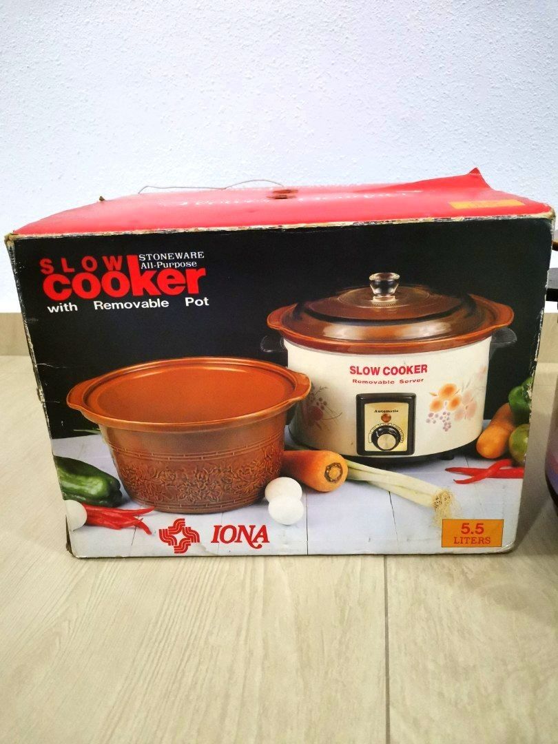 Iona 5.5L Slow cooker, TV & Home Appliances, Kitchen Appliances ...