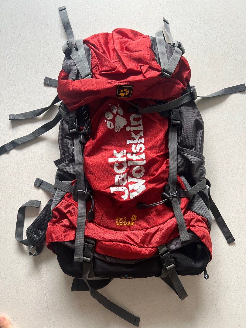 Jack wolfskin Hiking Backpack 50L, Sports Equipment, Hiking & Camping ...