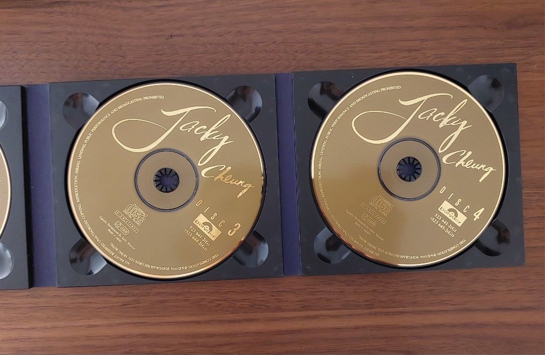 Jacky Cheung 24K Gold Compilation Music CD, Hobbies & Toys, Music ...