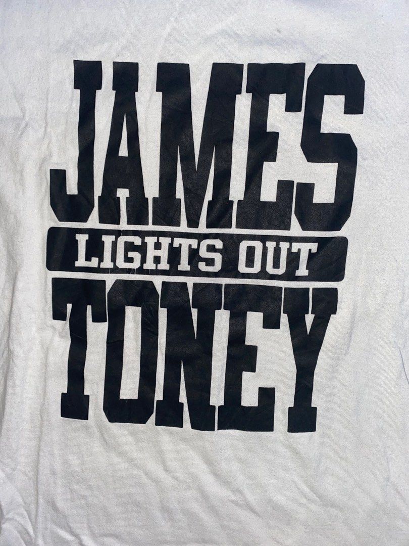 James “Lights Out” Toney Boxer Tee, Men's Fashion, Tops & Sets, Tshirts ...