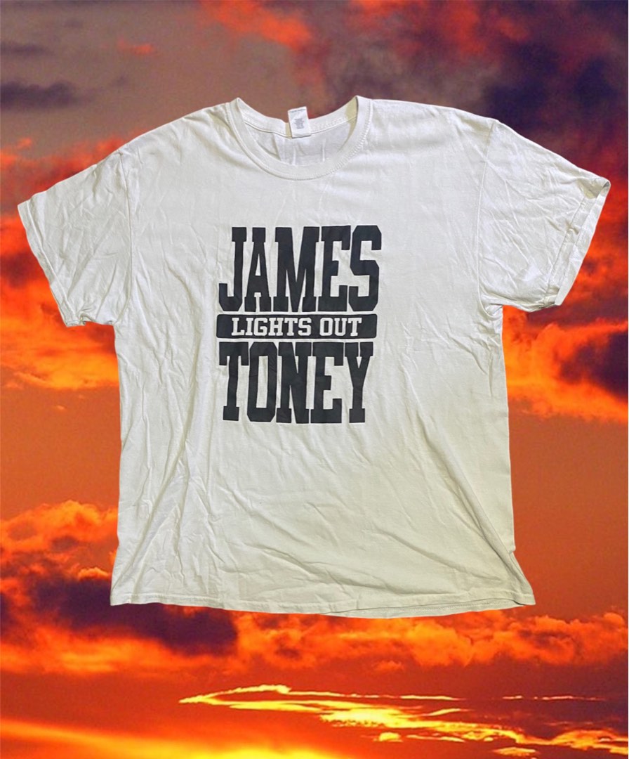 James “Lights Out” Toney Boxer Tee, Men's Fashion, Tops & Sets, Tshirts ...
