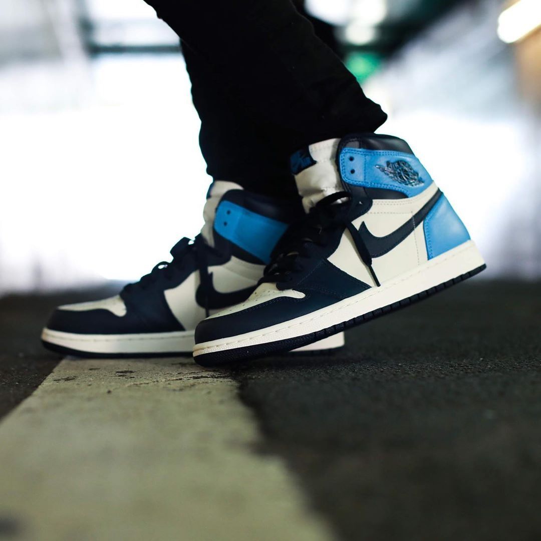 Jordan Air Jordan 1 "Obsidian", Men's Fashion, Footwear, Sneakers on ...