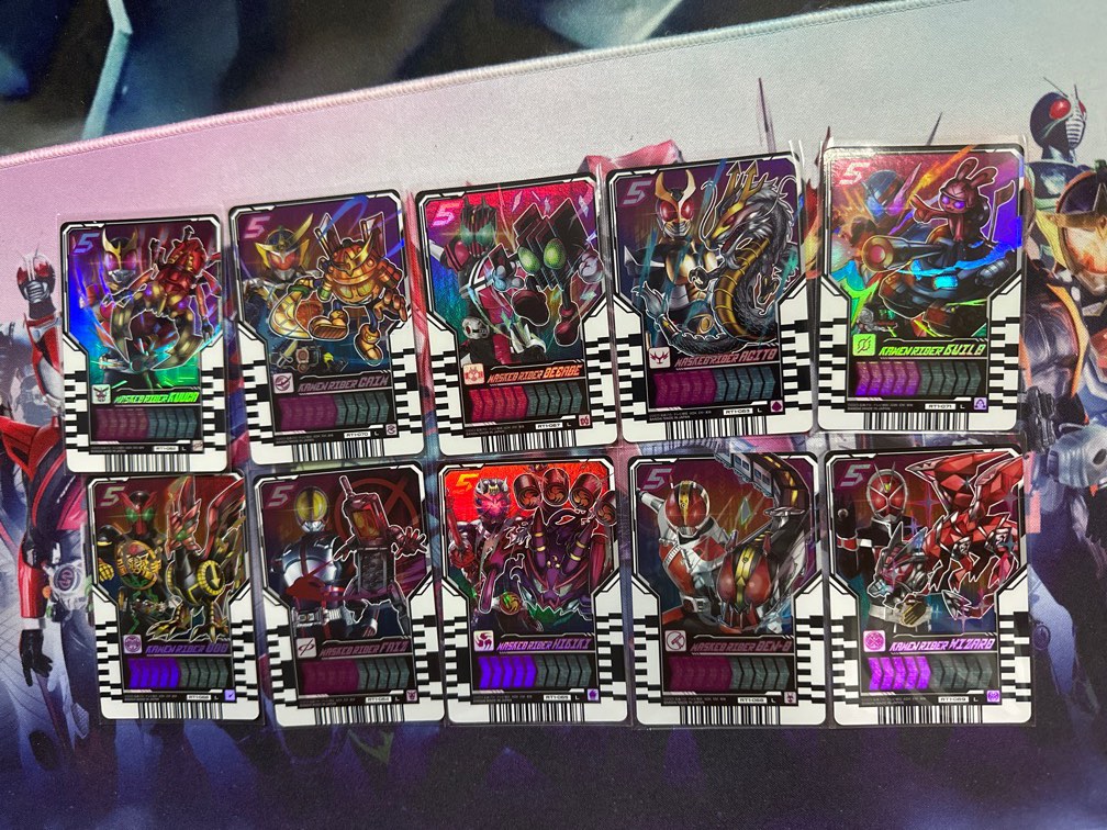 Kamen Rider Gotchard - Legend Rider Card Set of 10, Hobbies & Toys ...