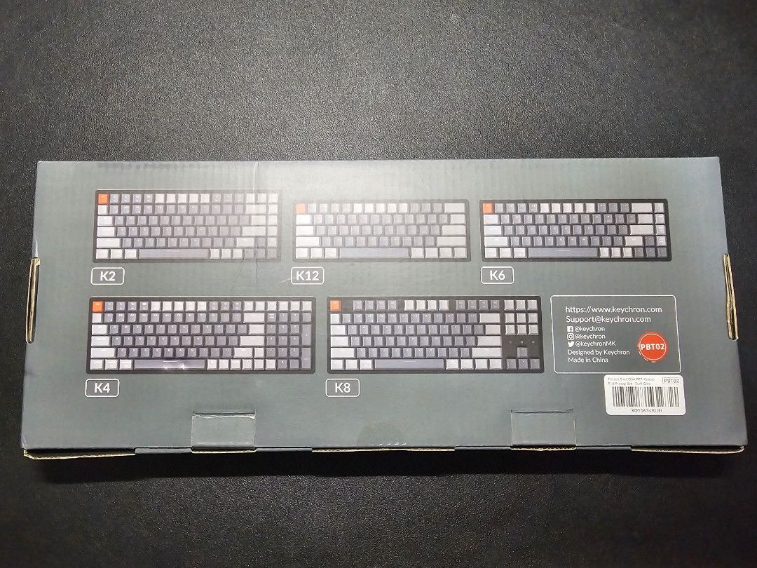 keychron dark grey keycaps, Computers & Tech, Parts & Accessories ...