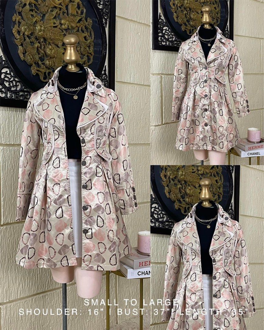 Korean Coat, Women's Fashion, Coats, Jackets and Outerwear on Carousell