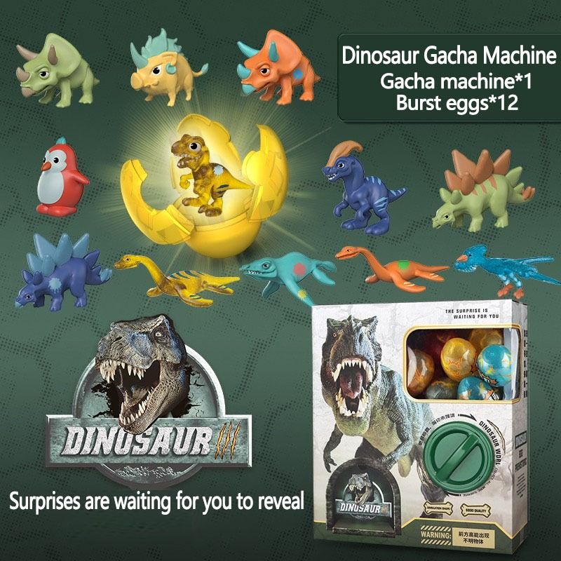 Large Dinosaur Gachapon Machine (Hard Cardboard) Dinosaur Egg Claw ...