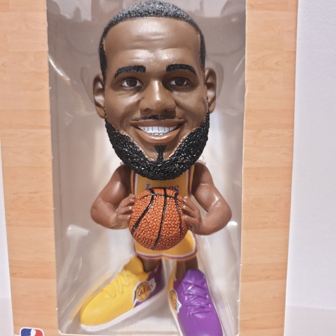 LEBRON JAMES LOS ANGELES LAKERS NBA Player Showstomperz Bobblehead by ...