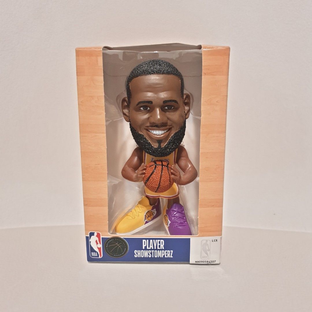 LEBRON JAMES LOS ANGELES LAKERS NBA Player Showstomperz Bobblehead by ...