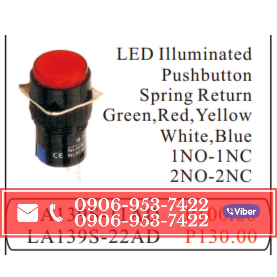 LED Illuminated Push Button, Commercial & Industrial, Construction ...