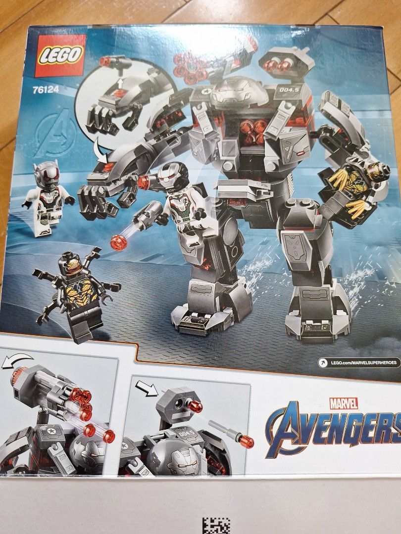 全新Lego 76124 絕版Marvel Avengers War Machine Buster, 興趣及遊戲, 玩具 & 遊戲類 ...