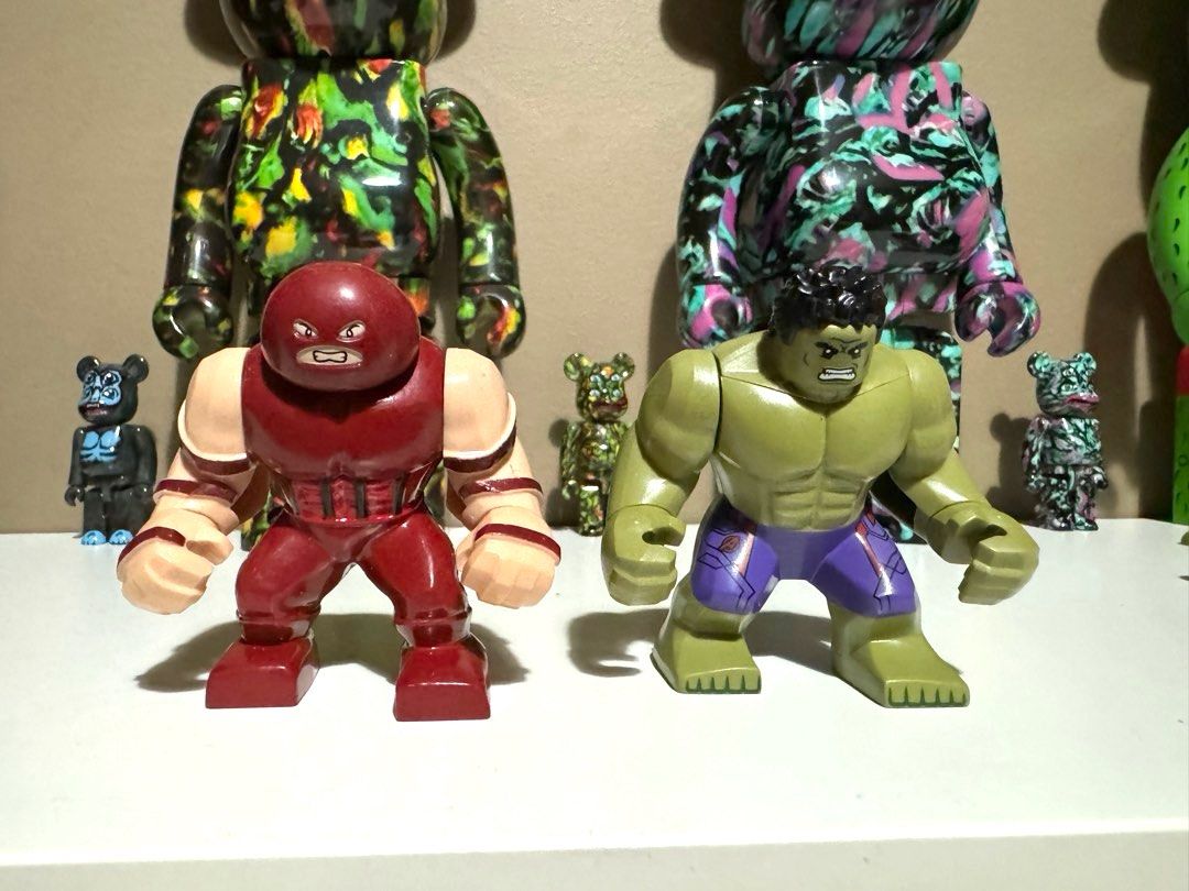Lego Marvel Hulk vs Juggernaut Minifig Set, Hobbies & Toys, Toys ...
