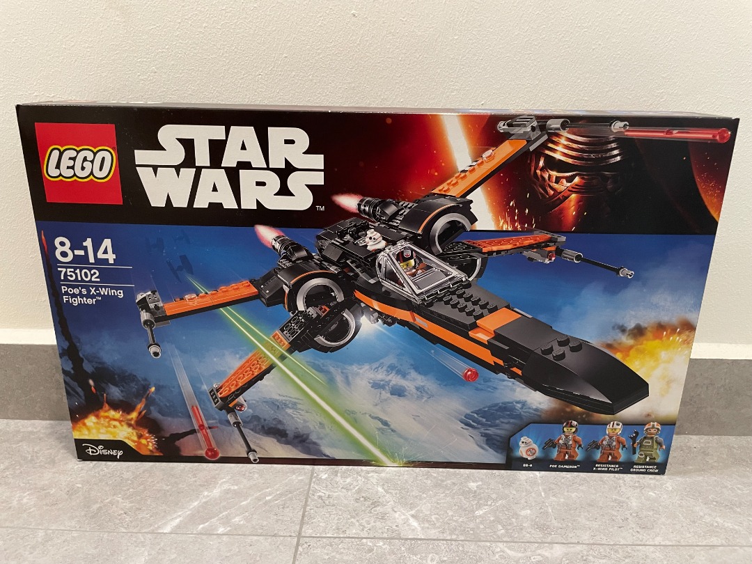 Lego Starwars 75102 Poe's X-Wing Fighter, Hobbies & Toys, Toys & Games ...