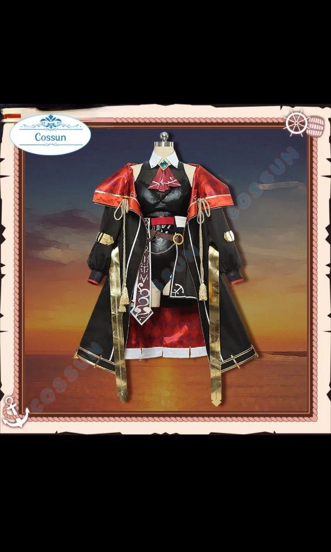 LF HOLOLIVE Houshou Marin Cosplay, Hobbies & Toys, Memorabilia ...