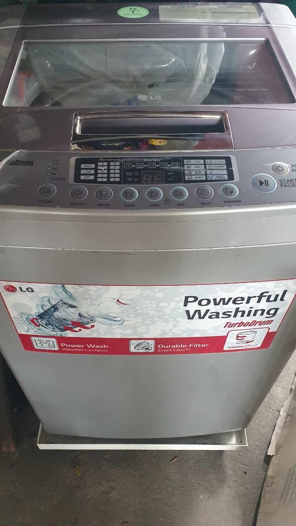 LG TOP LOAD WASHING MACHINE 8KG, TV & Home Appliances, Washing Machines ...