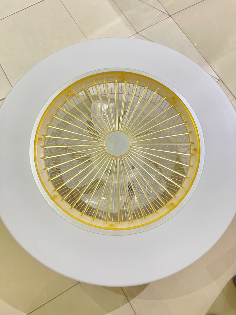 Light with fan and remote warm light( yellow) top fan with light ...