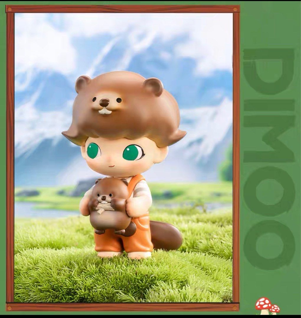 LIMITED EDITION DIMOO BEAVER 8 CM POPMART BLISTER PACKAGE, Hobbies ...