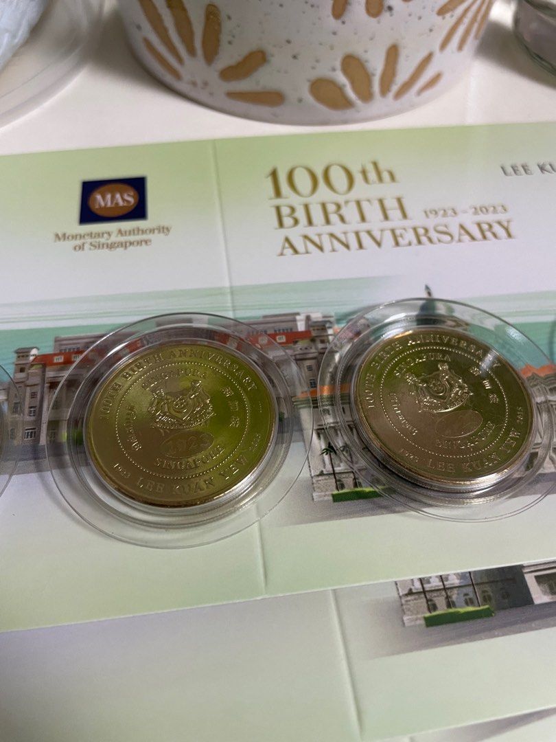 LKY 100th anniversary coins, Hobbies & Toys, Memorabilia & Collectibles ...