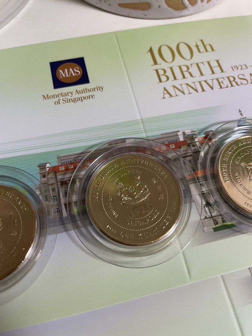 LKY 100th anniversary coins, Hobbies & Toys, Memorabilia & Collectibles ...
