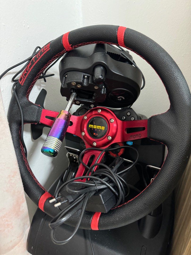 Logitech G29 + Gear Shifter Full Set Modded, Video Gaming, Gaming ...