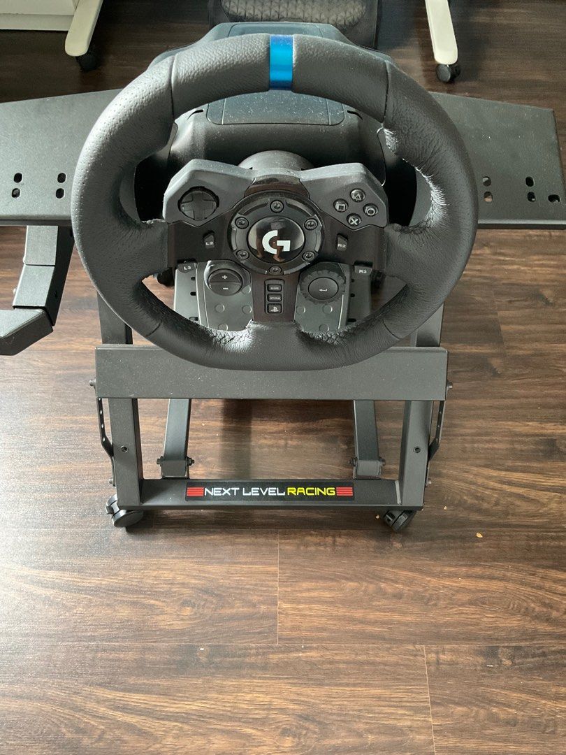 Logitech G923 with NLR stand, Video Gaming, Gaming Accessories ...