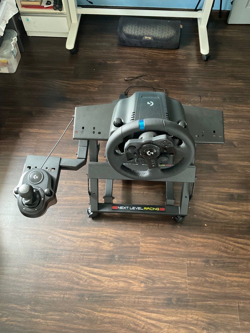 Logitech G923 with NLR stand, Video Gaming, Gaming Accessories ...