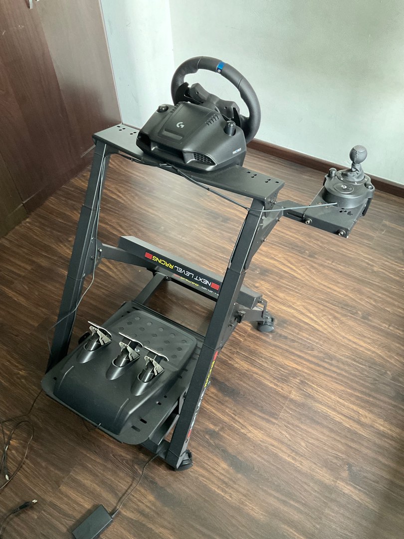 Logitech G923 with NLR stand, Video Gaming, Gaming Accessories ...