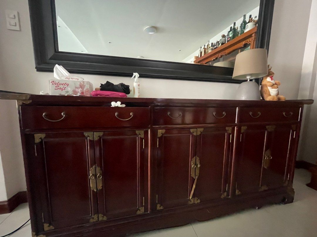 Long buffet table, Furniture & Home Living, Furniture, Tables & Sets on ...
