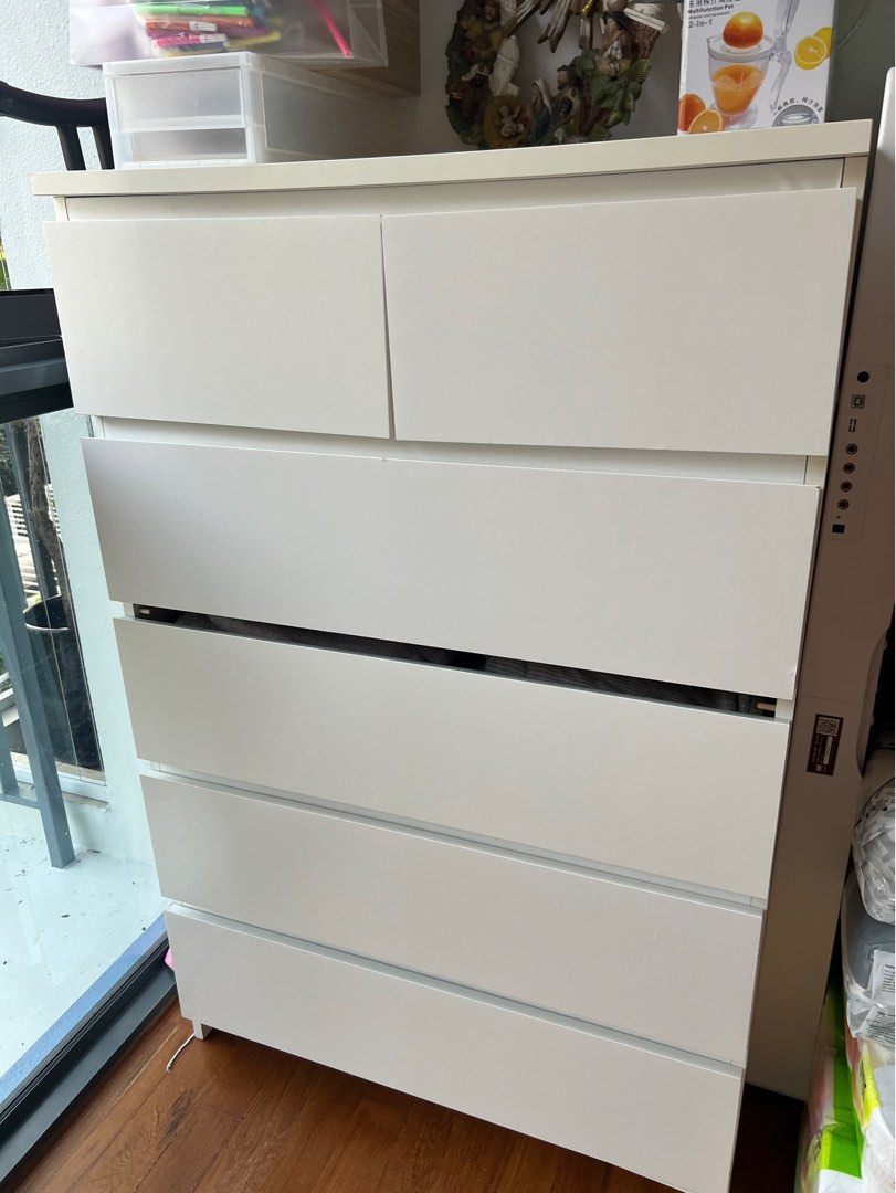 Malm Ikea Chest Of Drawers, Furniture & Home Living, Furniture, Shelves ...