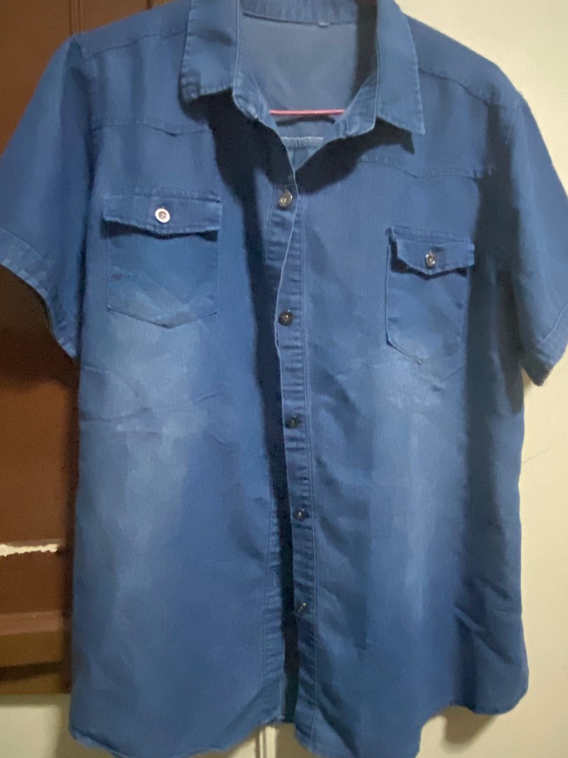 Maong Tops, Women's Fashion, Tops, Blouses on Carousell